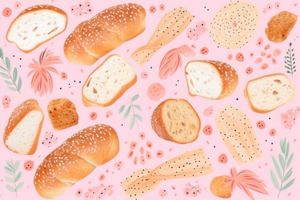 Abstract art bread backgrounds food | Free Photo Illustration - rawpixel