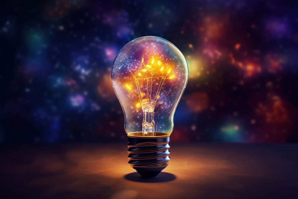 Light bulb space lightbulb innovation | Free Photo - rawpixel