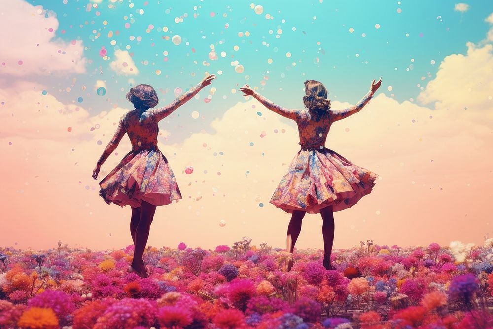 Spring dancing flower outdoors. | Premium Photo Illustration - rawpixel