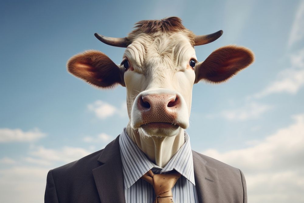 Cow animal livestock portrait. | Premium Photo - rawpixel