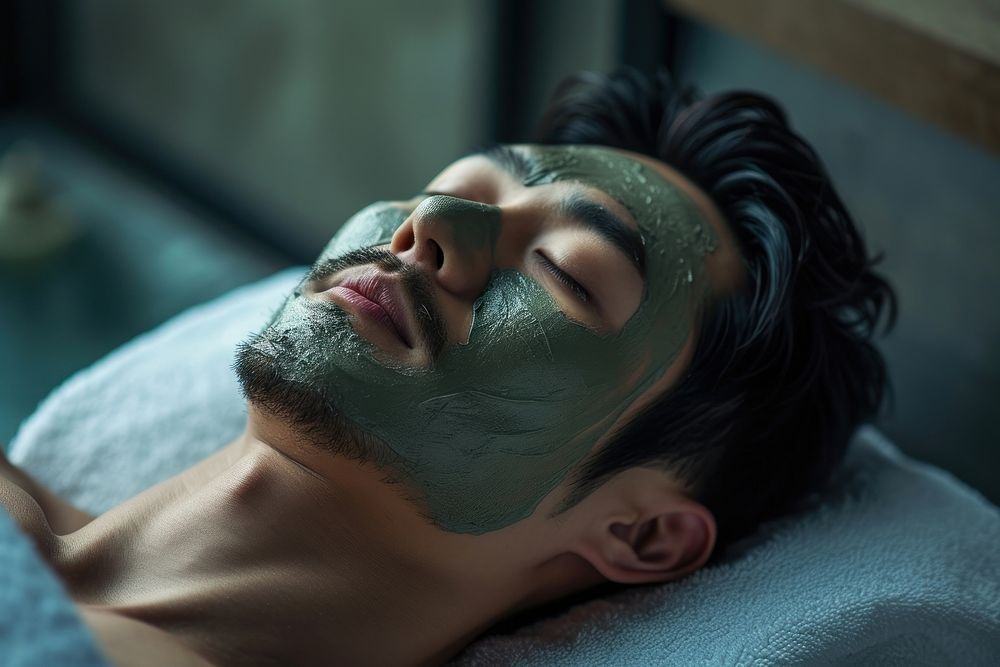 Korean man adult spa relaxation. | Premium Photo - rawpixel