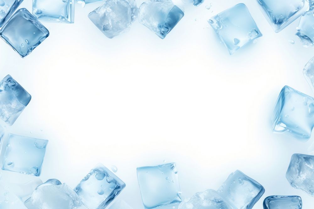 Ice cubes backgrounds abstract outdoors. | Premium Photo Illustration ...