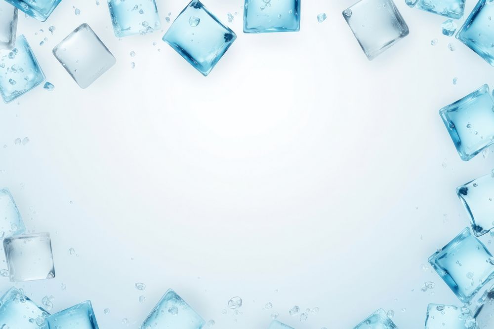 Ice cubes backgrounds turquoise abstract. | Premium Photo Illustration ...