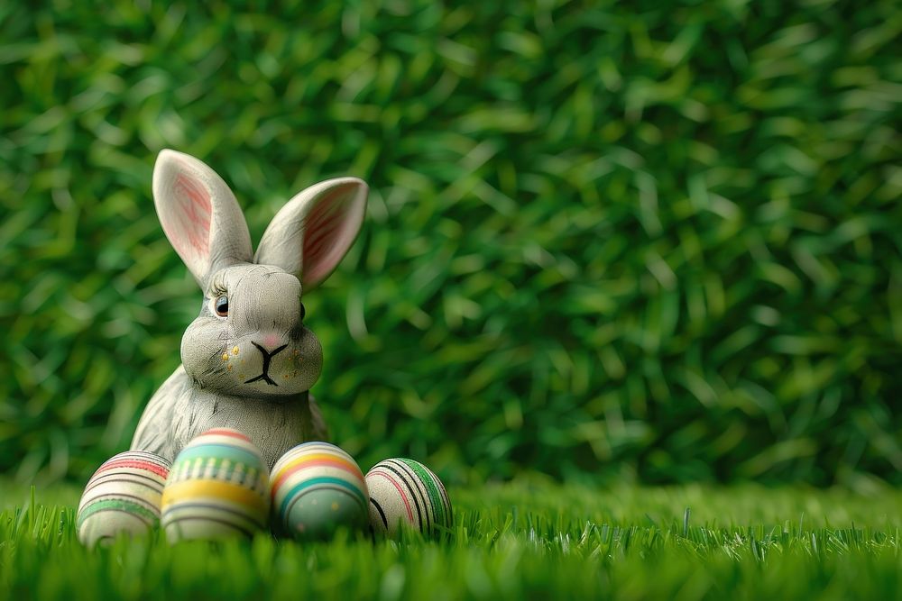 Easter bunny grass green egg. | Premium Photo - rawpixel