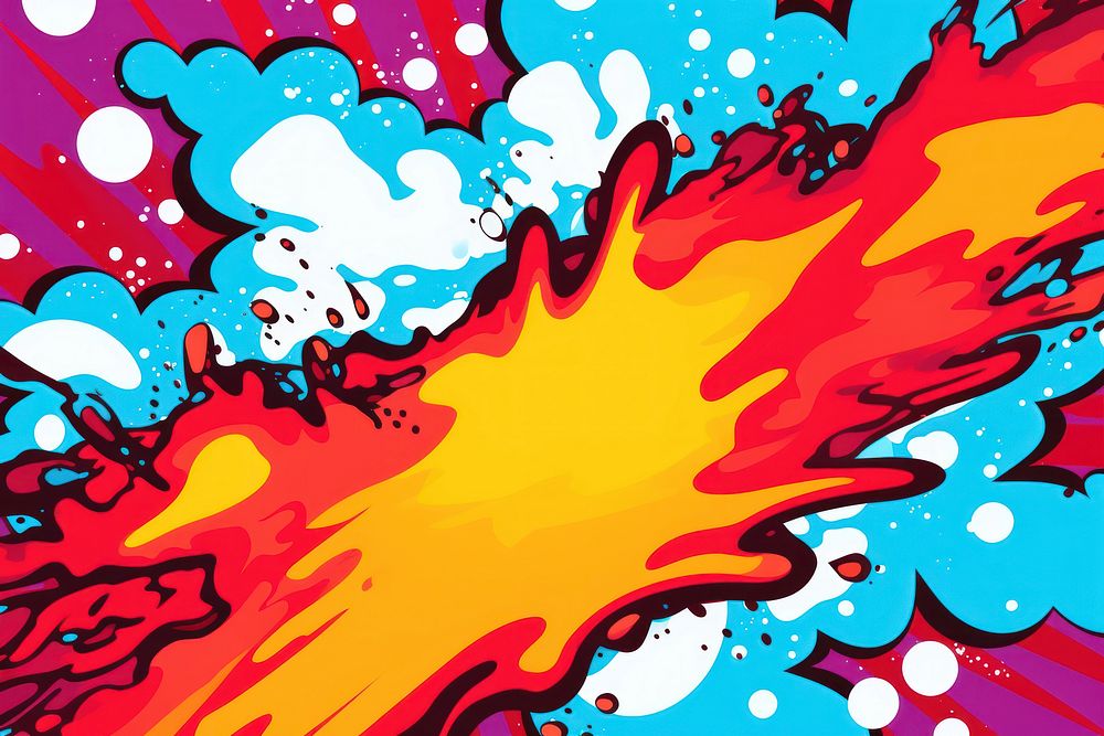 Comic melt effect backgrounds abstract | Premium Photo Illustration ...