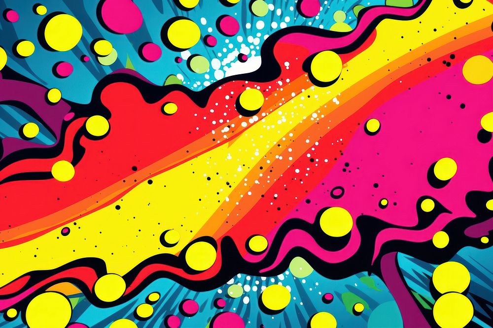 Comic poison melt border effect | Free Photo Illustration - rawpixel