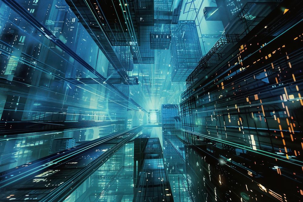 Futuristic cyber background backgrounds computer | Premium Photo ...