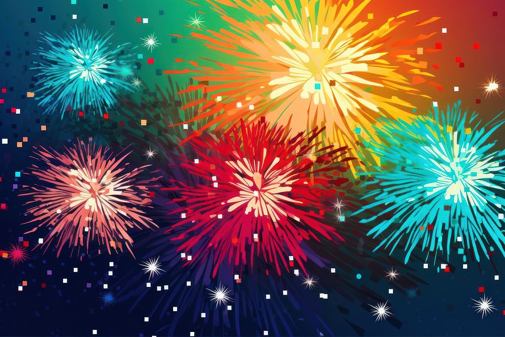 Firework effect fireworks backgrounds abstract. | Premium Photo ...