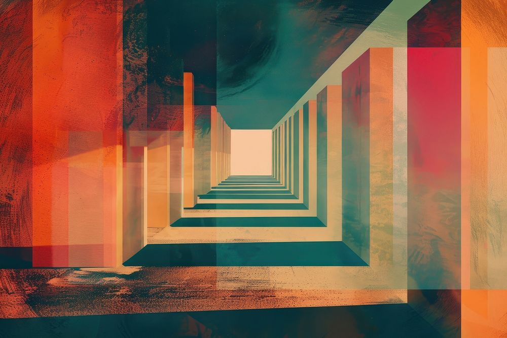 Zoom background architecture backgrounds corridor. | Free Photo ...