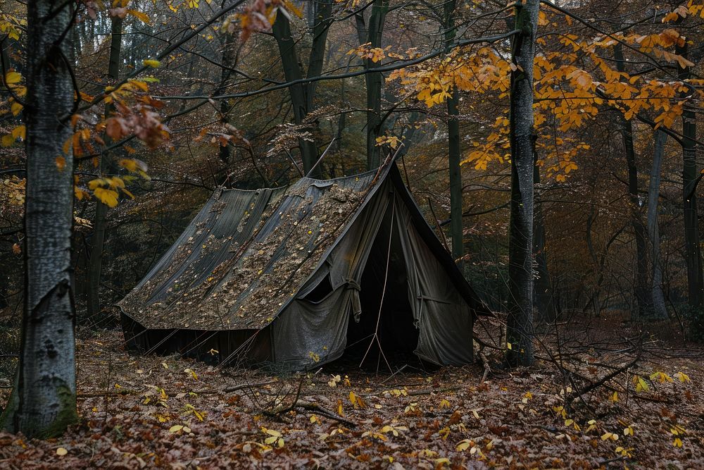 Old tent autumn forest architecture. | Premium Photo - rawpixel