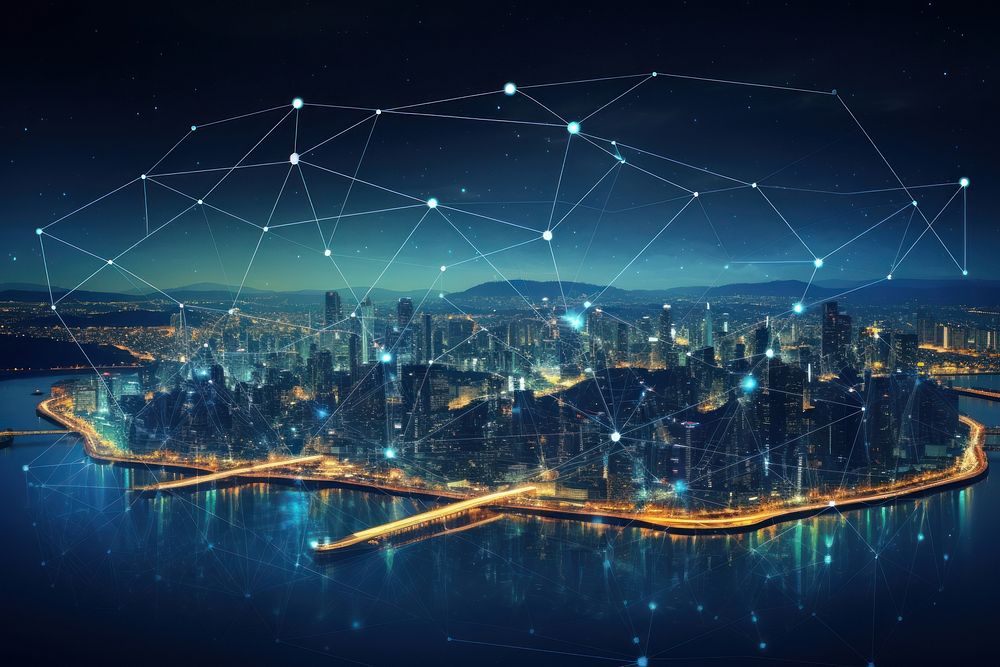 Smart city architecture cityscape outdoors | Free Photo Illustration ...