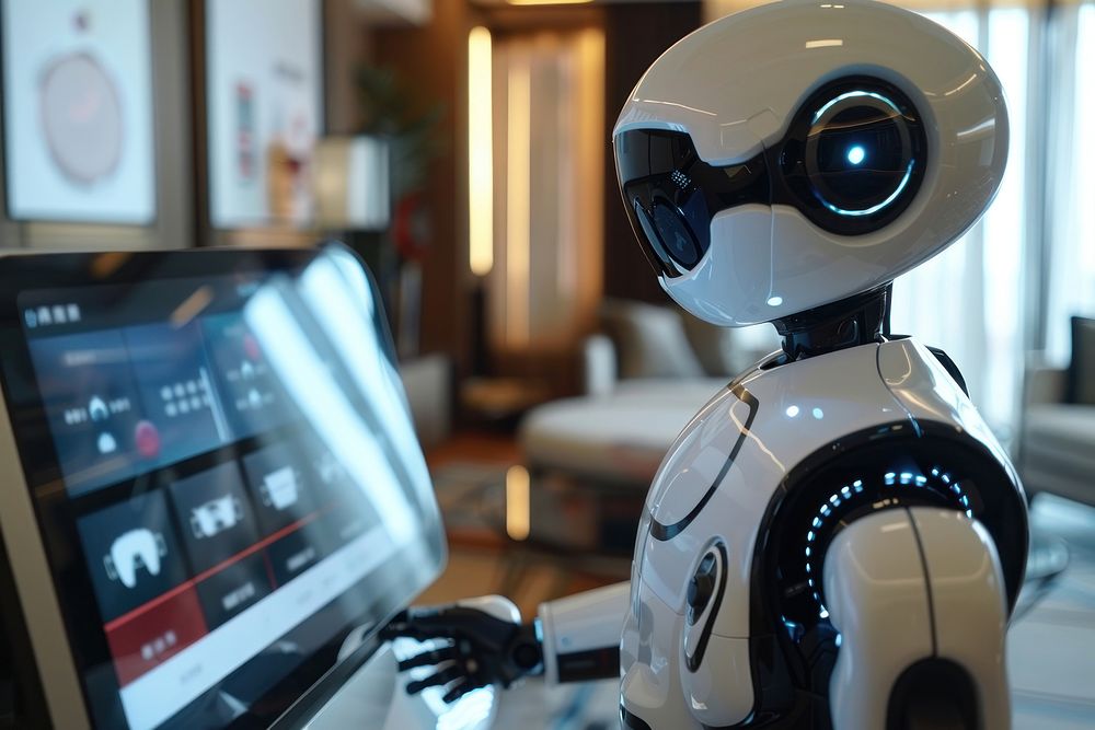 Robot robot screen electronics. | Free Photo - rawpixel