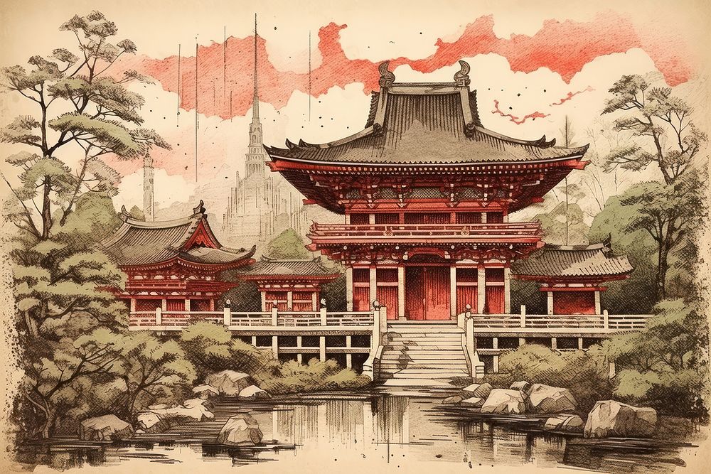 Traditional japanese temple architecture tradition | Free Photo ...