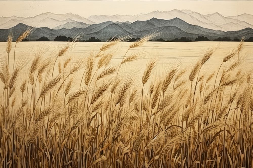 PNG Traditional japanese wheat field | Premium Photo Illustration ...