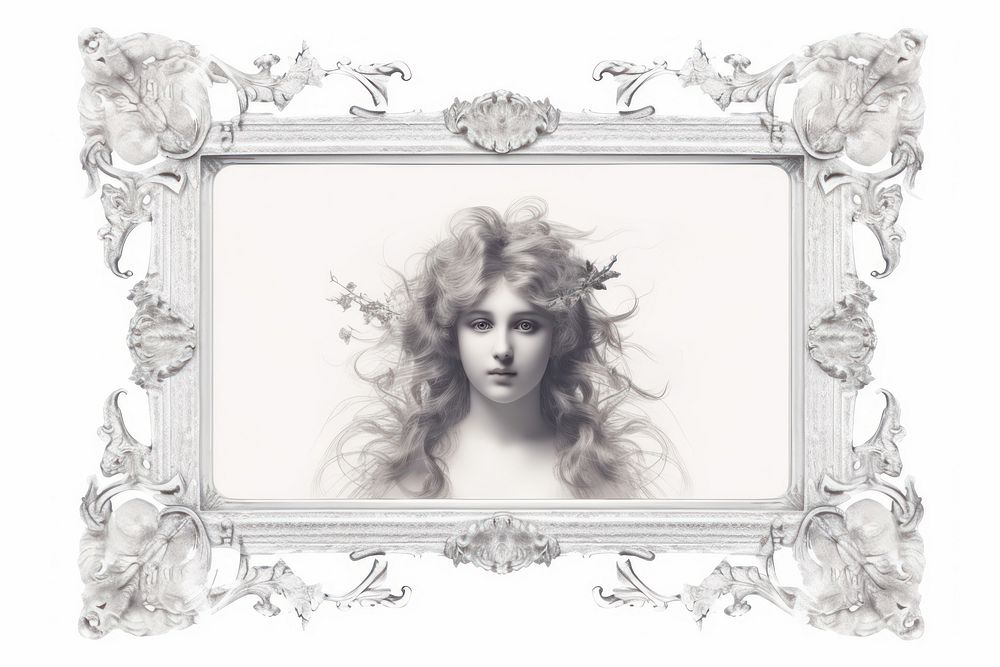 Angel portrait drawing sketch. | Premium Photo Illustration - rawpixel