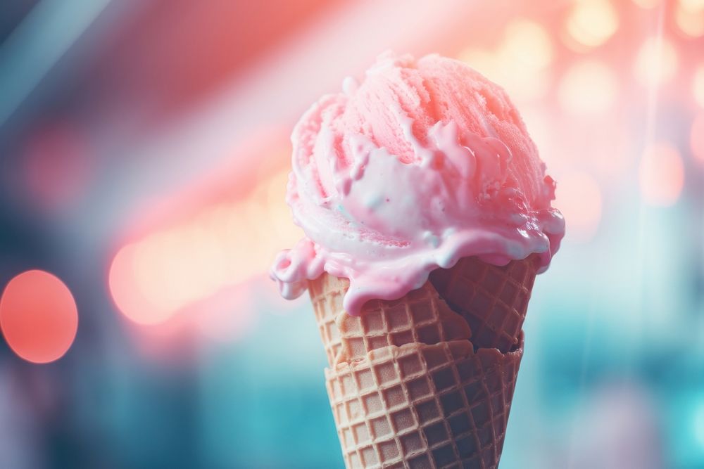 Dessert cream food cone. | Premium Photo - rawpixel