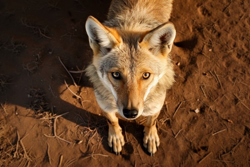 Jackal looking camera animal pet | Premium Photo - rawpixel