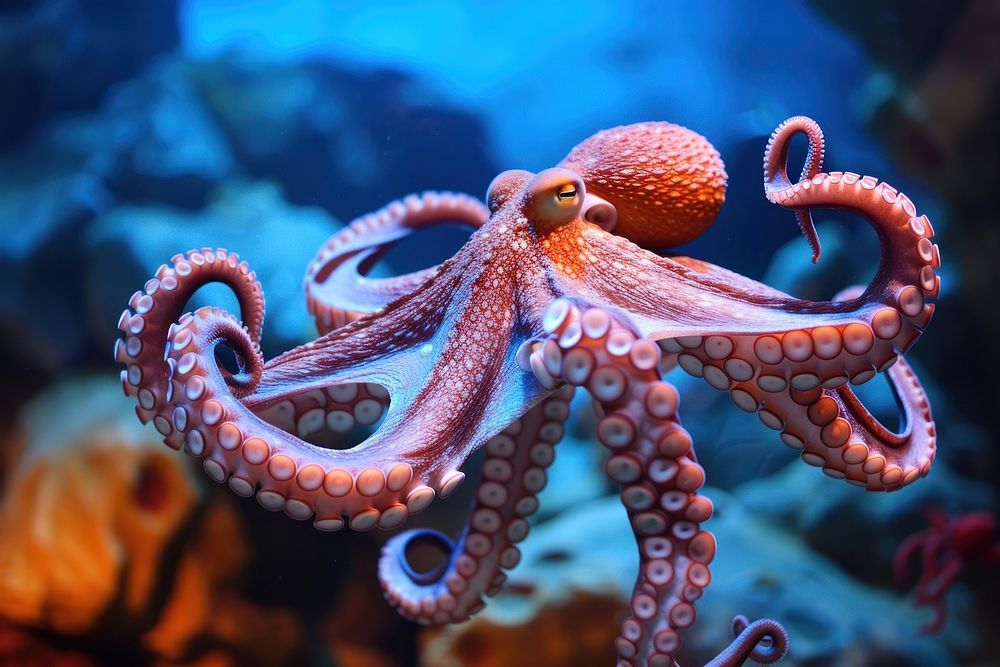 Octopus animal invertebrate cephalopod. | Premium Photo - rawpixel