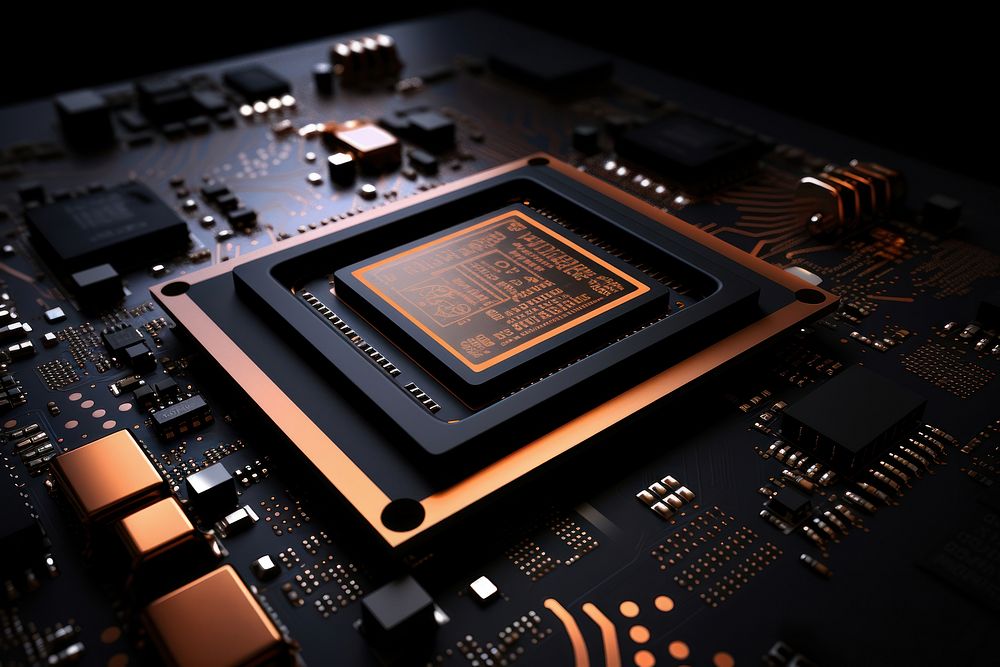 Computer chip circuit board motherboard | Free Photo - rawpixel