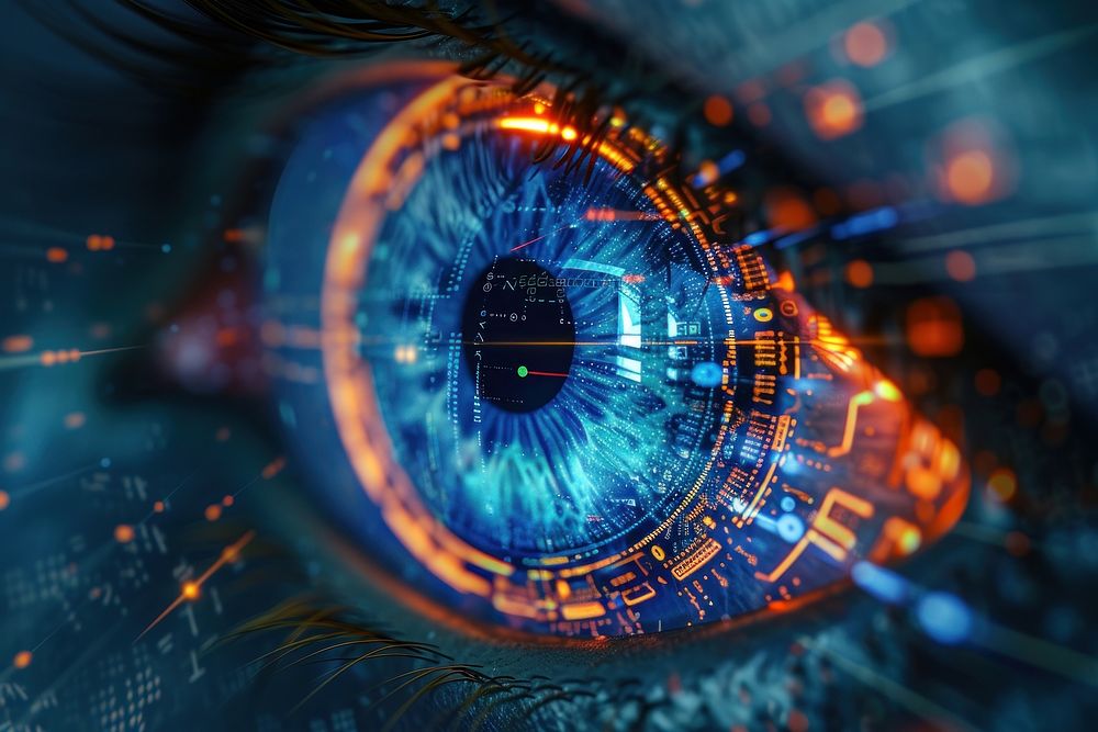 Abstract Digital Eye eye accessories | Free Photo - rawpixel