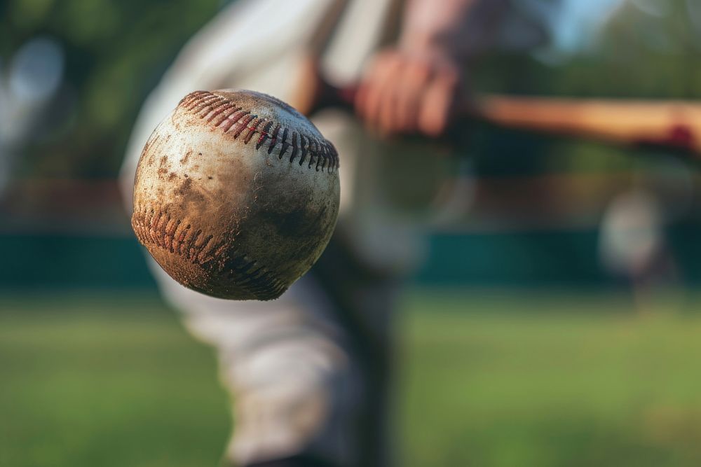 Man playing baseball outdoors sports | Free Photo - rawpixel