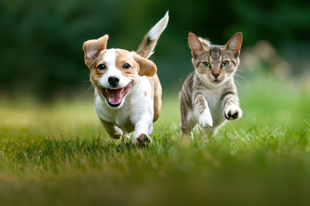 Grass dog running animal. | Free Photo - rawpixel