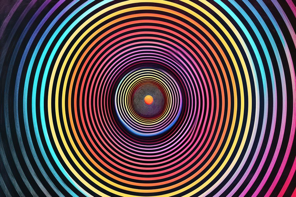 Doppler Effect abstract pattern purple. | Premium Photo Illustration ...