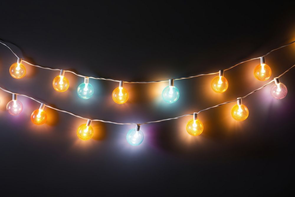 Party light string minimal lighting | Premium Photo - rawpixel