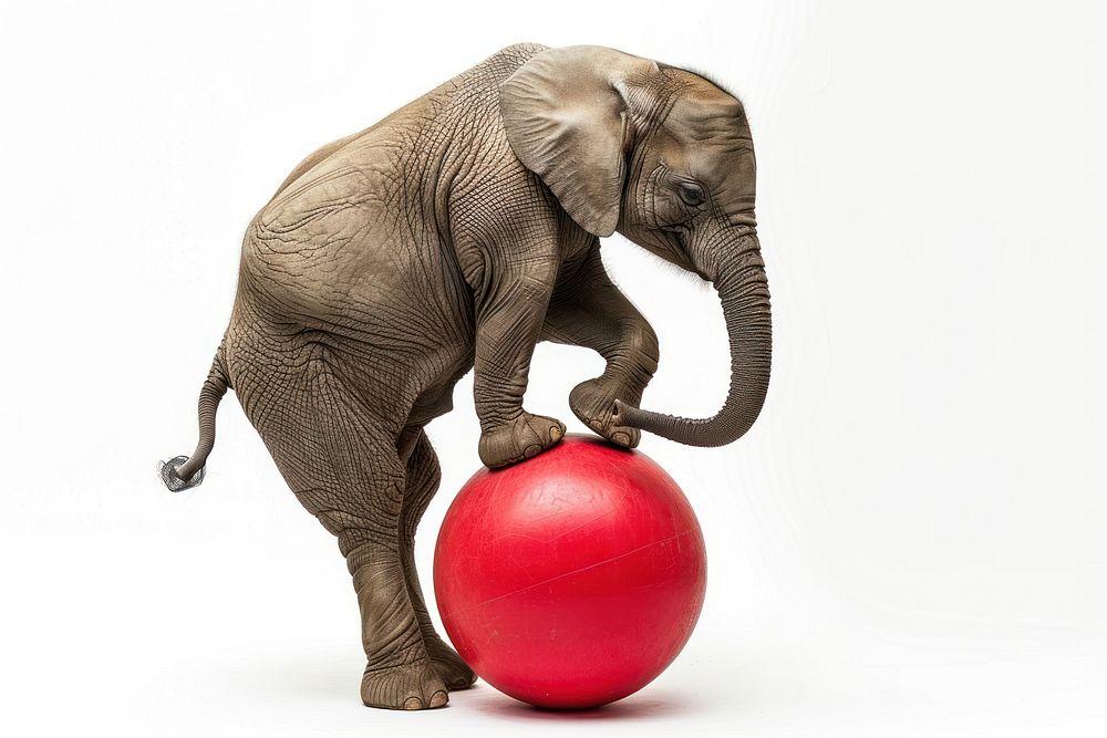 African elephant balancing wildlife mammal | Premium Photo - rawpixel