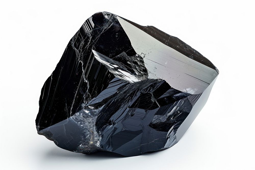 Obsidian gem gemstone mineral crystal. | Premium Photo - rawpixel