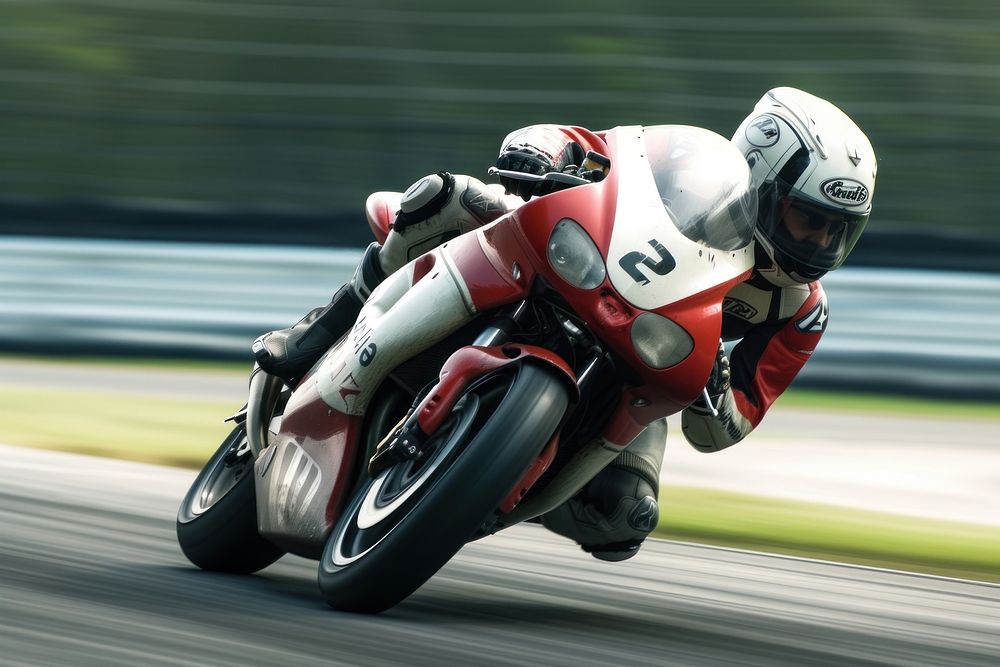 Riding motorsports competition motorcycle vehicle | Premium Photo ...
