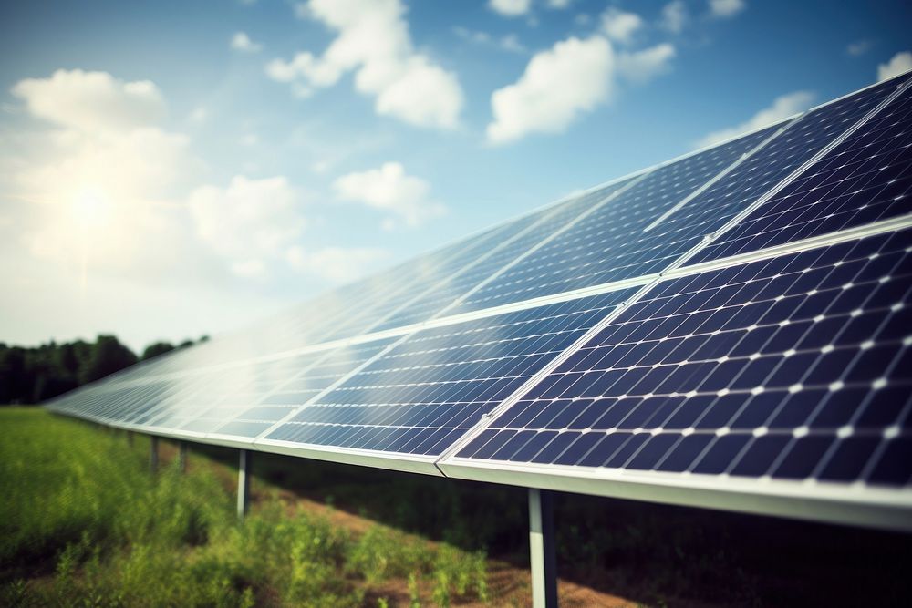 Solar panel sunlight power generation | Premium Photo - rawpixel