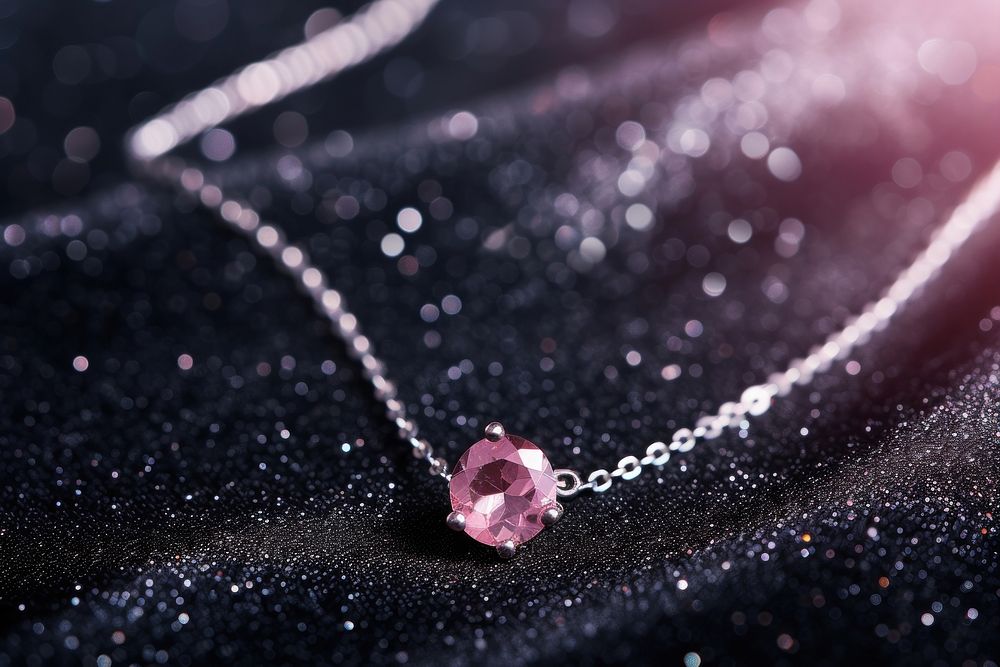 Light pink gemstone necklace jewelry | Premium Photo - rawpixel