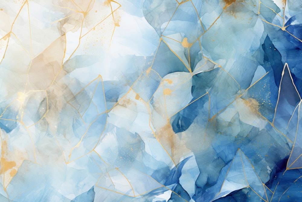 Sky bule crystal watercolor backgrounds | Free Photo Illustration ...