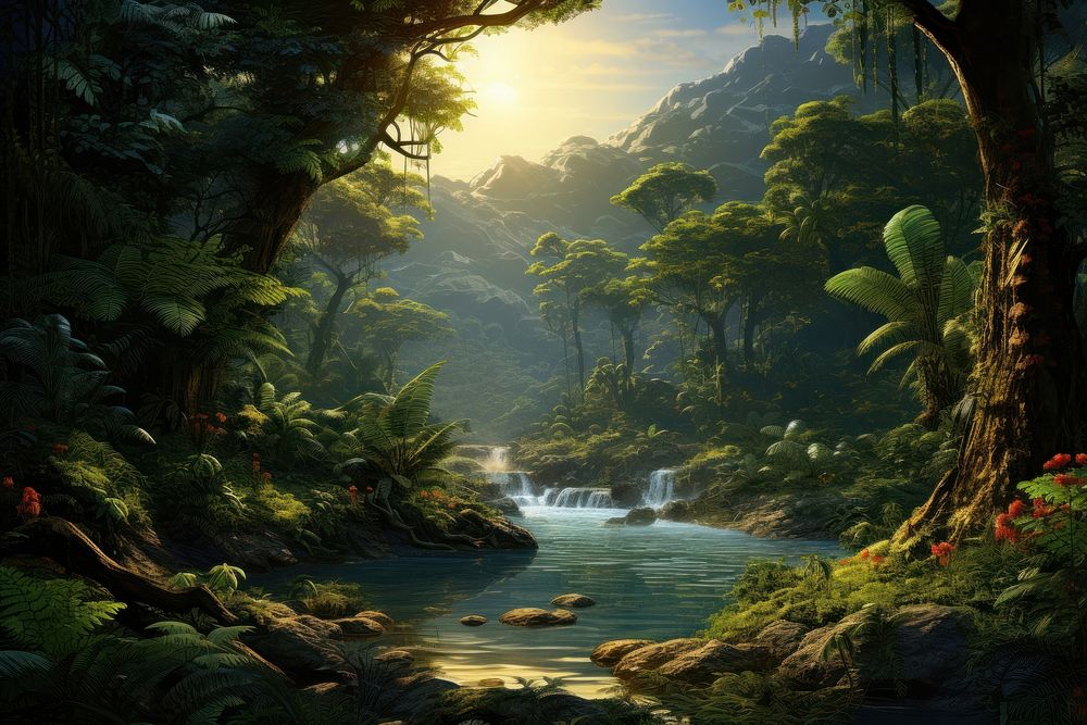 Dying tropical rainforest vegetation landscape | Free Photo - rawpixel