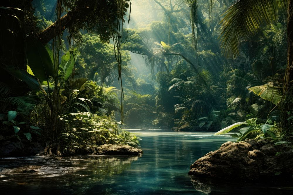 Dying tropical rainforest vegetation landscape | Premium Photo - rawpixel