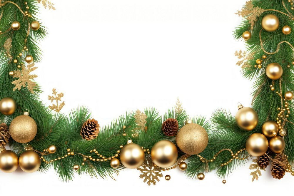 Christmas border backgrounds decoration branch. | Premium Photo - rawpixel