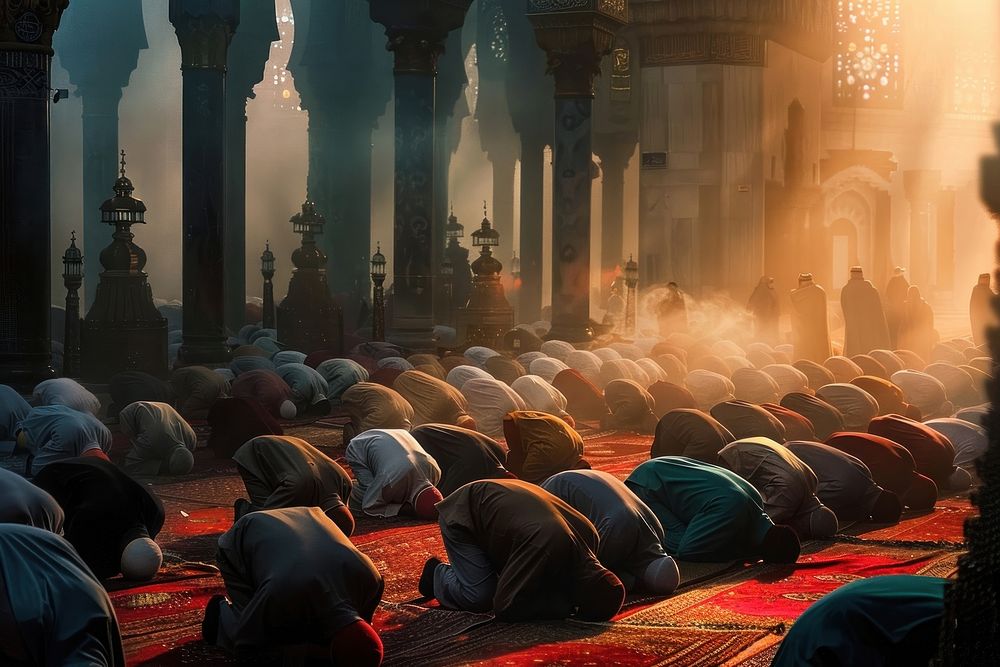 Islamic prayer adult architecture spirituality. | Free Photo - rawpixel