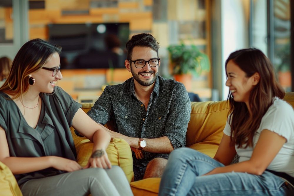 People chill meeting light minimal | Free Photo - rawpixel