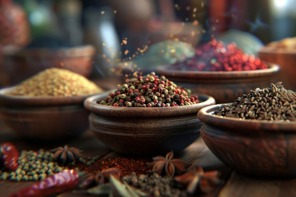 Photography realistic spices food ingredient | Free Photo - rawpixel