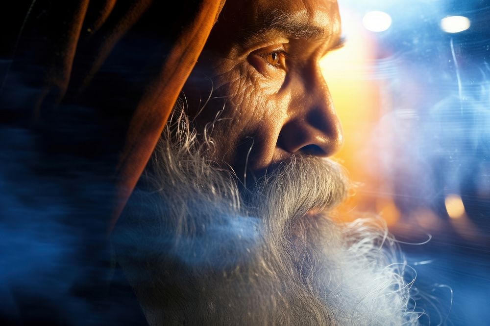 Prayer man portrait adult smoke. | Premium Photo - rawpixel