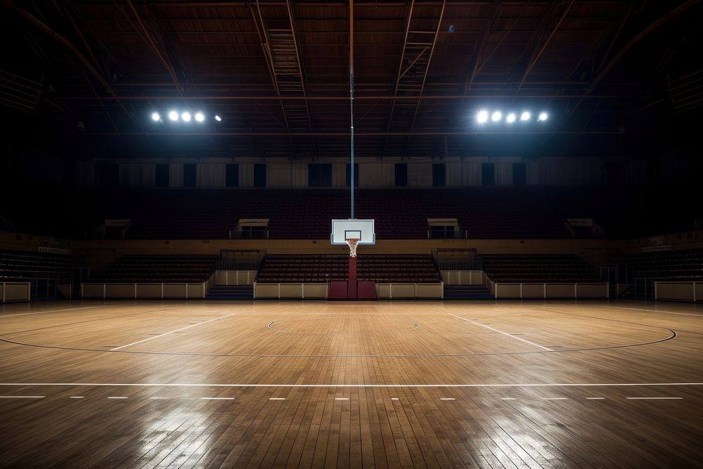 Basketball court basketball sports arena. | Free Photo - rawpixel