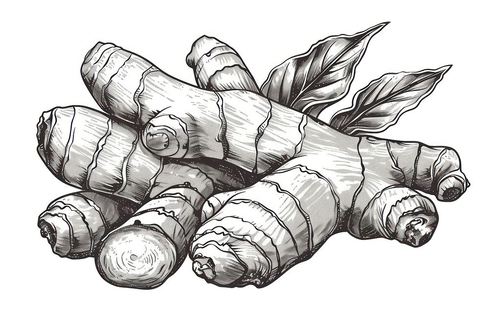Vector hand drawn Ginger Root | Premium Photo Illustration - rawpixel