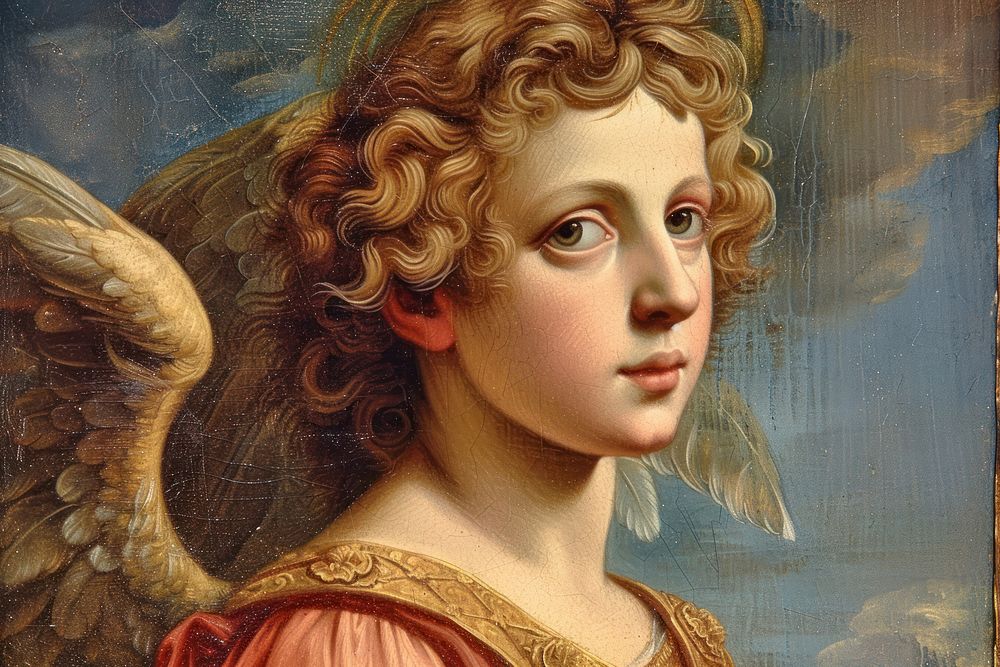 Angel painting art representation. | Premium Photo Illustration - rawpixel