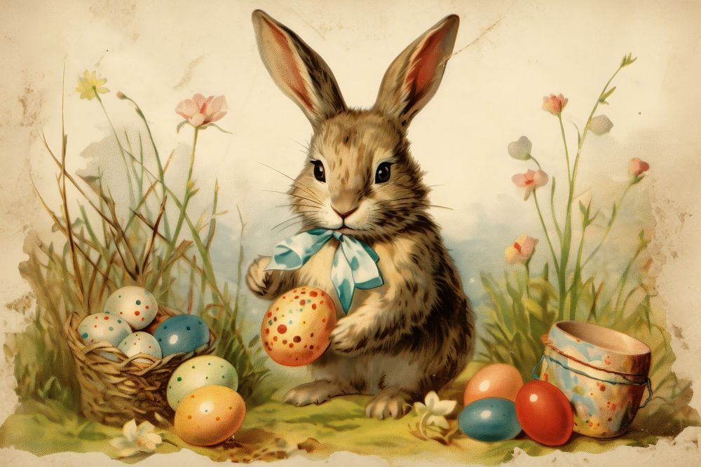 Rodent animal mammal easter. | Premium Photo Illustration - rawpixel