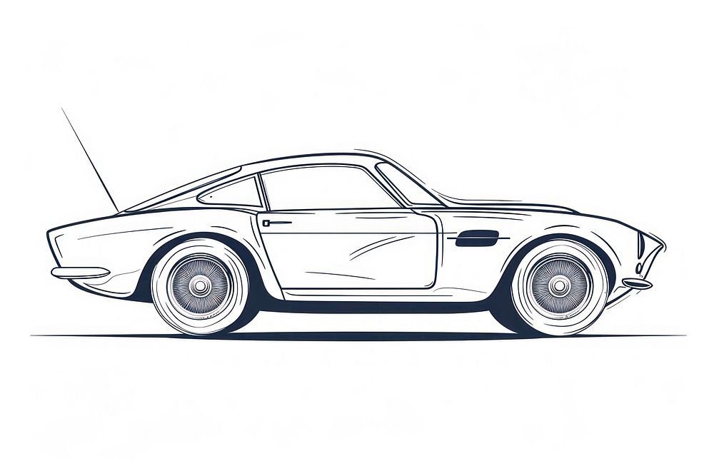 Car outline sketch vehicle drawing | Free Photo Illustration - rawpixel