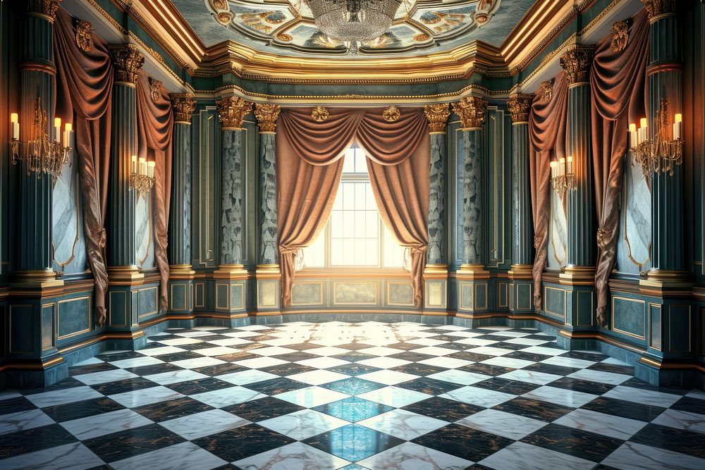 Empty palace stage architecture building | Premium Photo - rawpixel