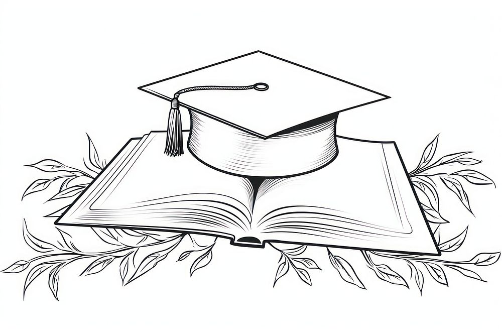 Graduation paper sketch publication drawing. | Free Photo Illustration ...