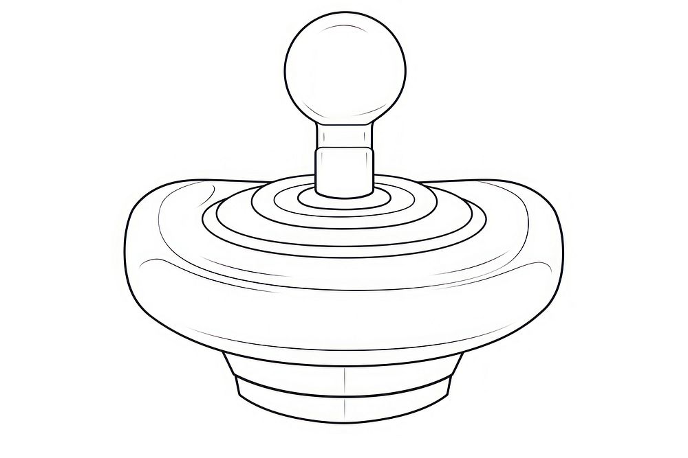 Joystick sketch electronics technology. | Free Photo Illustration ...