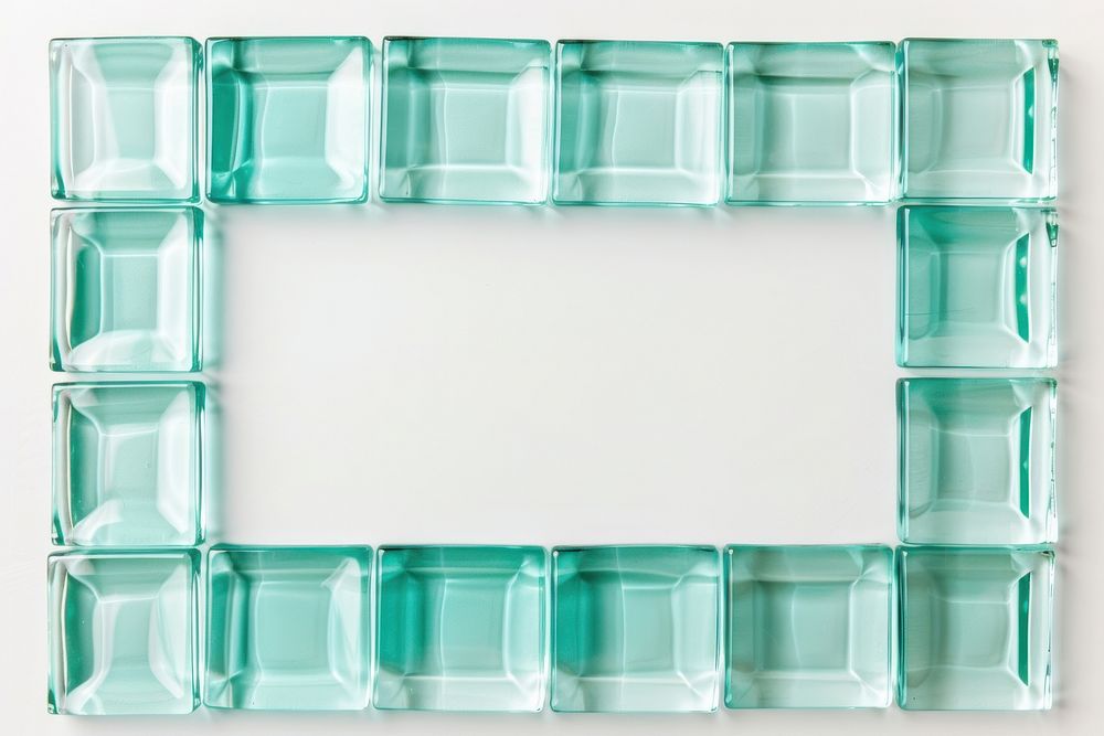 Iridescent turquoise square backgrounds rectangle | Premium Photo ...